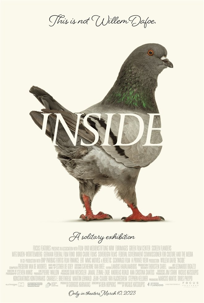 Inside movie large poster.