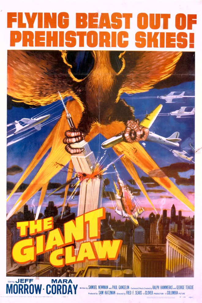 The Giant Claw (1957) movie large poster.