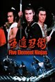 Five Element Ninjas movie large poster.
